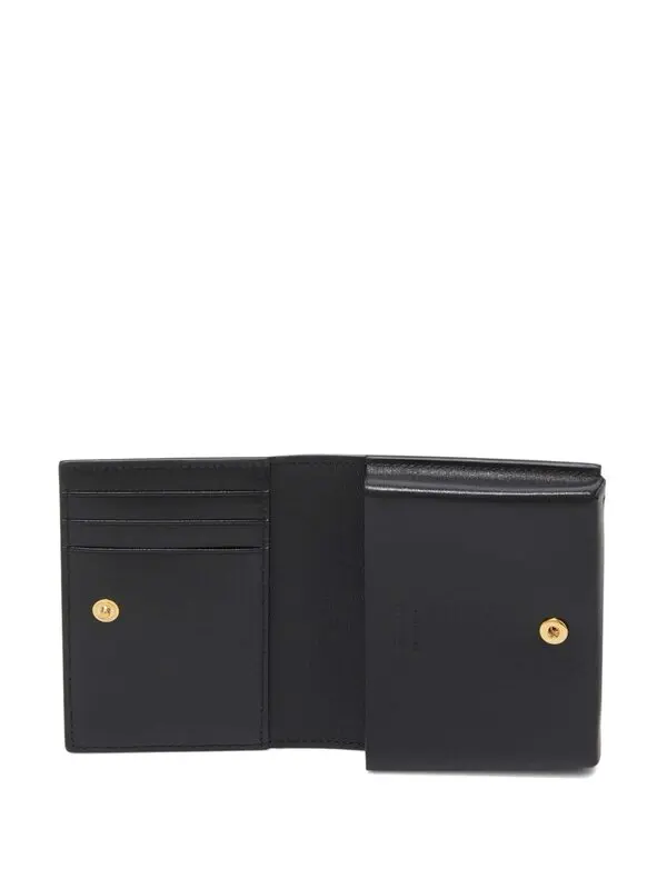 JIL SANDER Logo-stamp Leather Card Holder