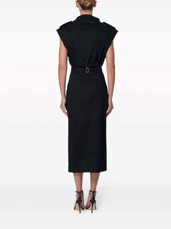 Carolina Herrera Zip-up Cropped Cargo Gilet