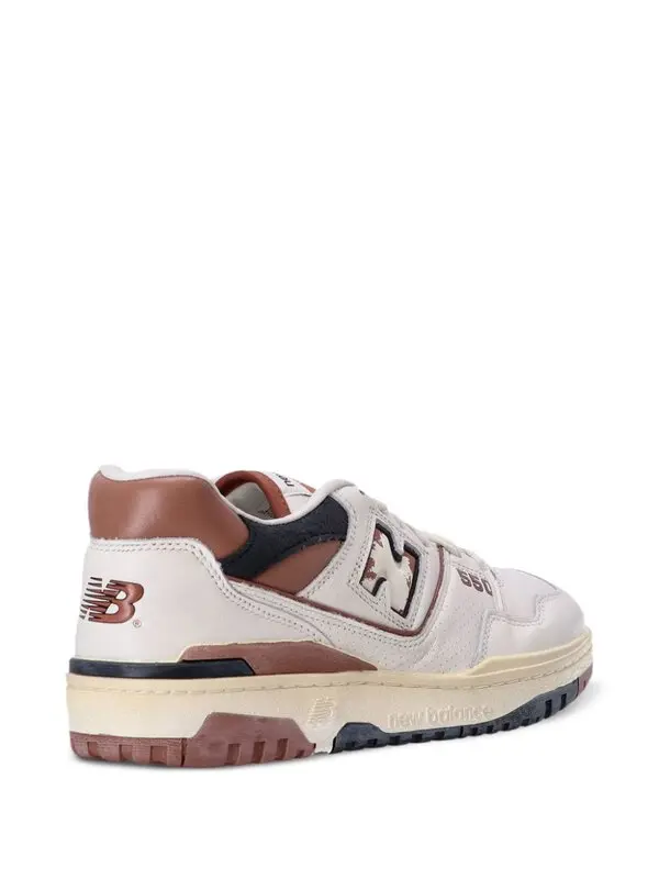 NEW BALANCE 550 Panelled Leather Sneakers - White