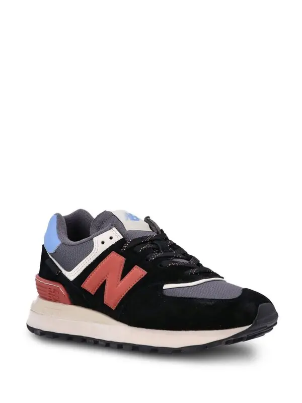 NEW BALANCE 574 Panelled Sneakers - Black