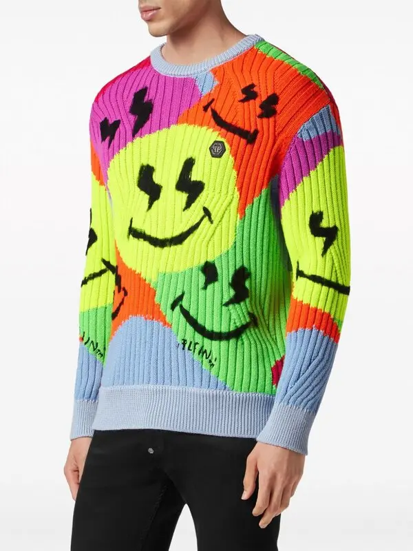 Philipp Plein Smile Graffiti Jumper