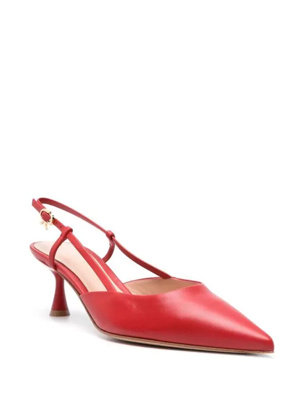 GIANVITO ROSSI Ascent 55mm Slingback Pumps - Red