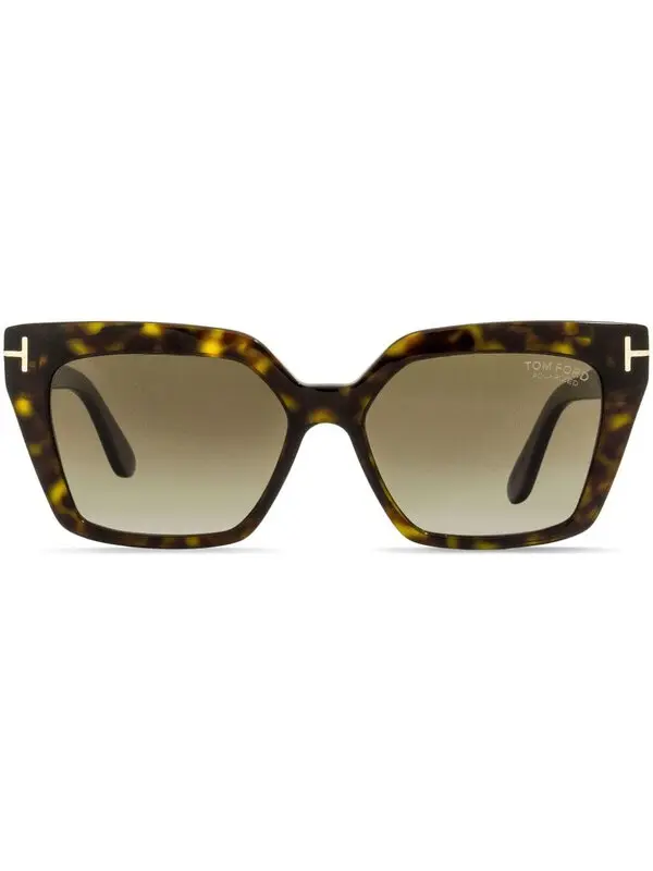 TOM FORD Cat-eye Frame Sunglasses - Brown
