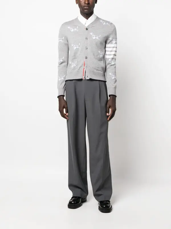 Thom Browne Hector-motif 4-bar Cardigan