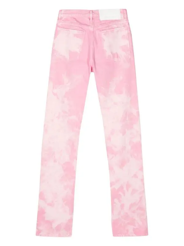 MSGM Logo-embroidered Tapered Jeans