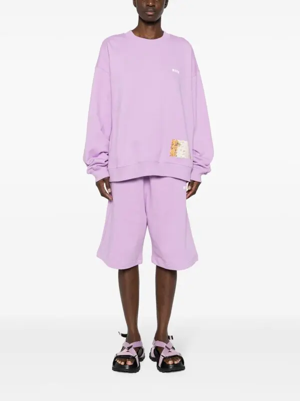 MSGM Drawstring Track Shorts - Purple