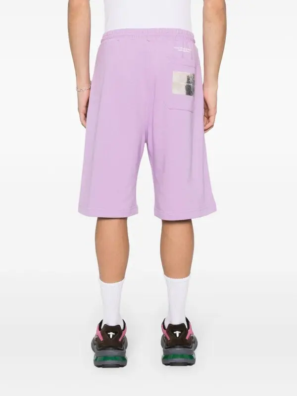MSGM Drawstring Track Shorts - Purple