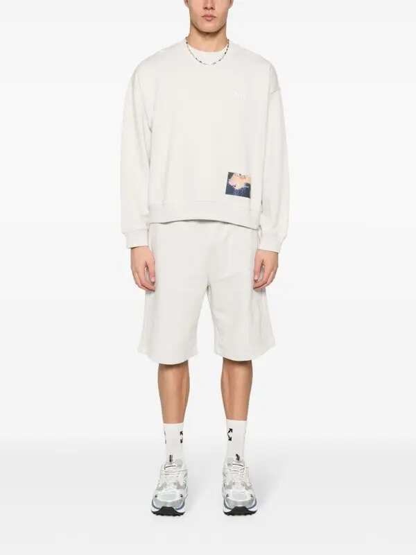 MSGM Drawstring Track Shorts - Neutrals