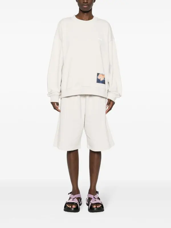 MSGM Drawstring Track Shorts - Neutrals