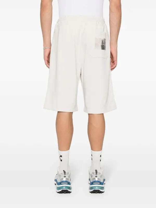 MSGM Drawstring Track Shorts - Neutrals