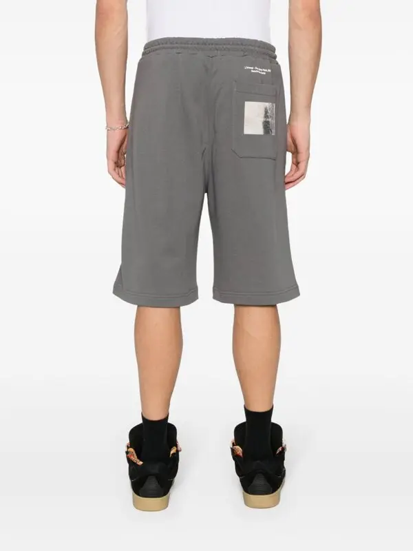 MSGM Drawstring Track Shorts - Grey