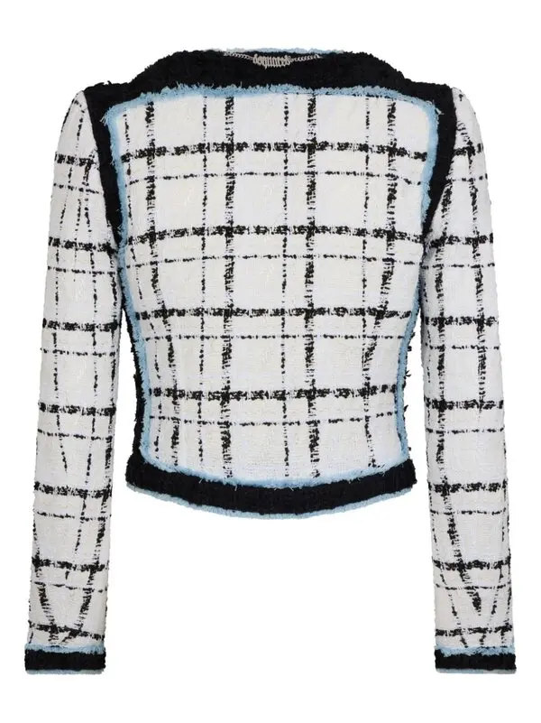 Dsquared2 Bouclé Corset Cotton-blend Jacket