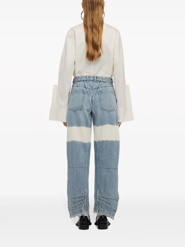 JIL SANDER V-neck Cotton-blend Jacket