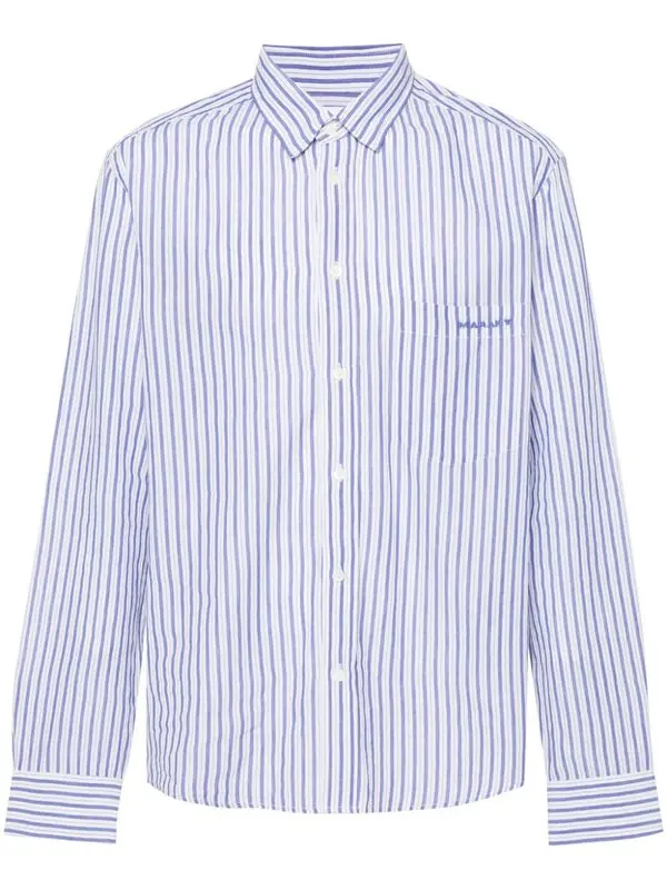 MARANT Jasolo Striped Cotton Shirt