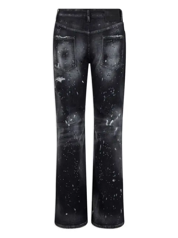 Dsquared2 Distressed Straight-leg Jeans