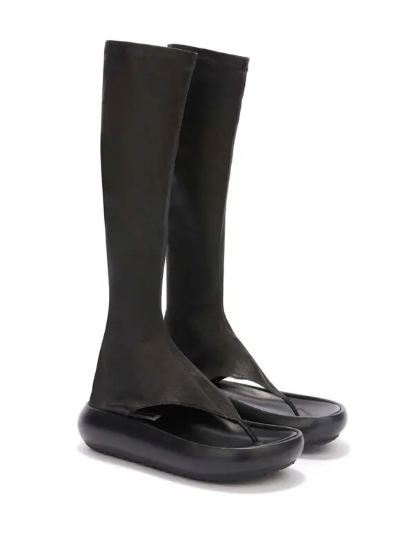JIL SANDER Open-toe Knee-high Boots