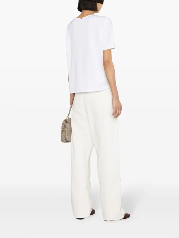 Herno Logo-print Cotton T-shirt - White