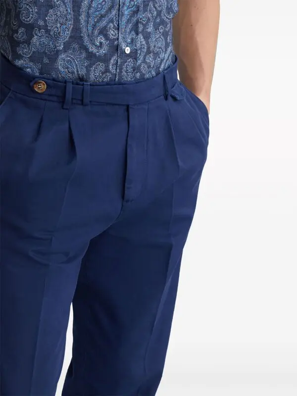 Brunello Cucinelli Straight-leg Cotton Trousers