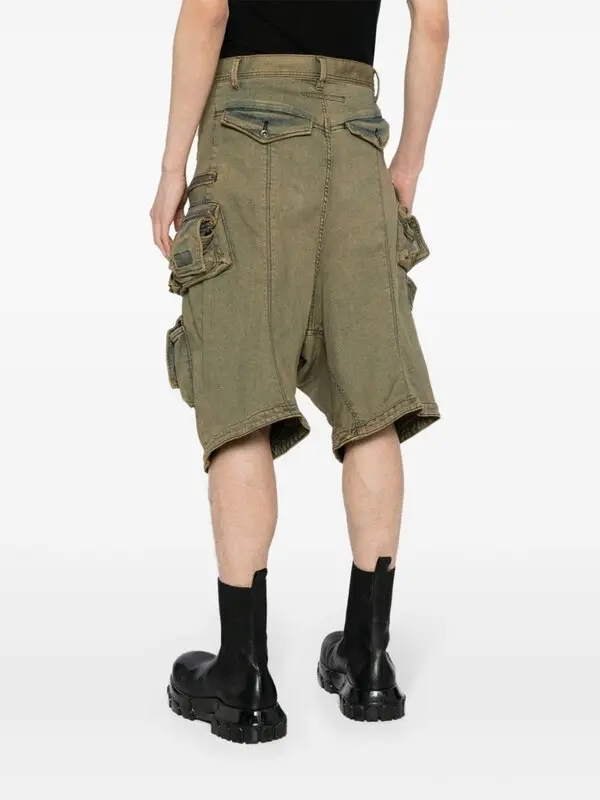 JULIUS Drop-crotch Denim Cargo Shorts