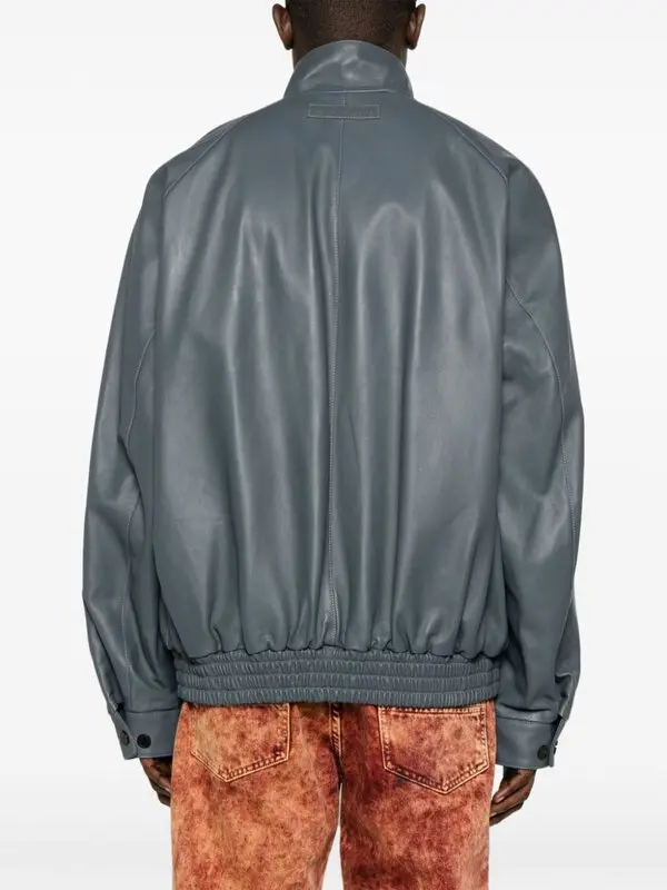 Marni Leather Bomber Jacket