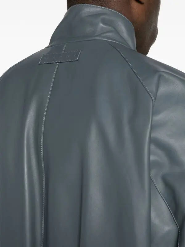 Marni Leather Bomber Jacket