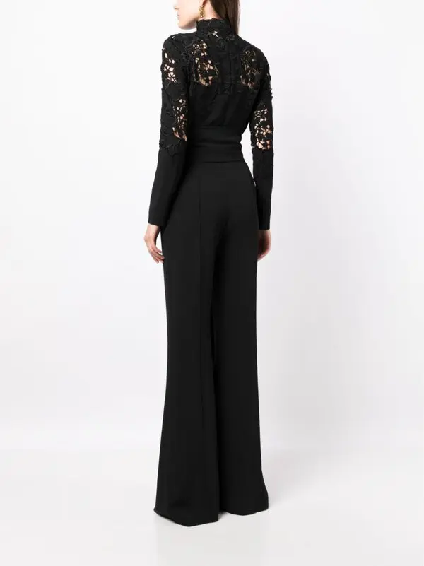 Elie Saab Guipure-lace Jumpsuit
