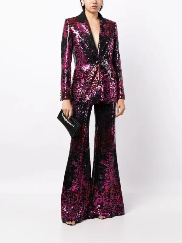 Elie Saab Sequin-embellished Blazer