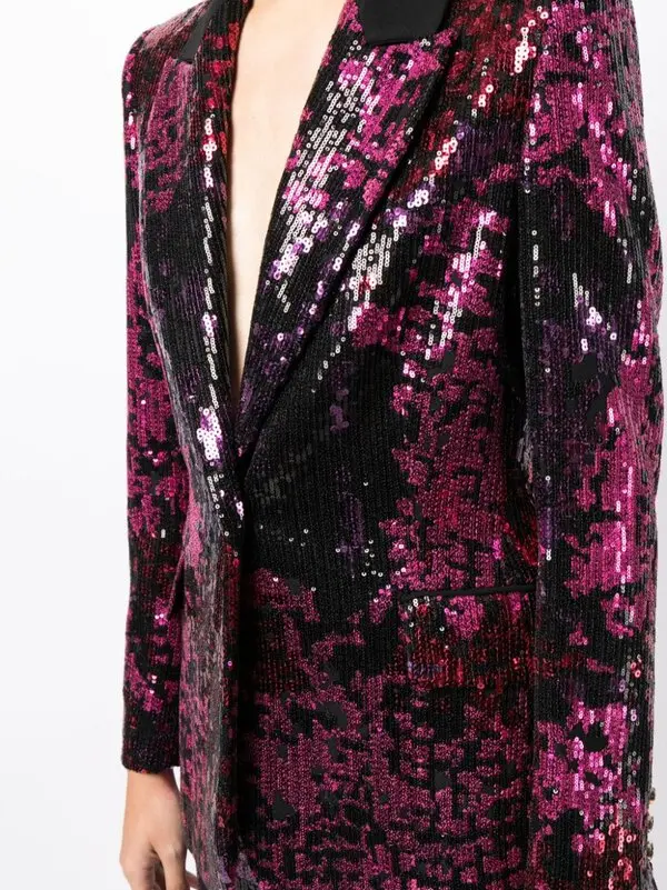Elie Saab Sequin-embellished Blazer