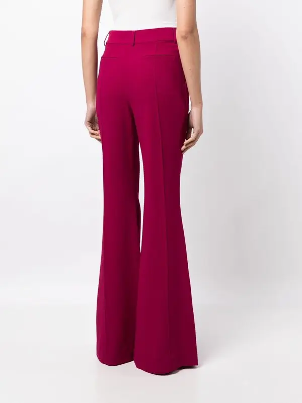 Elie Saab Cady Mid-rise Trousers - Purple