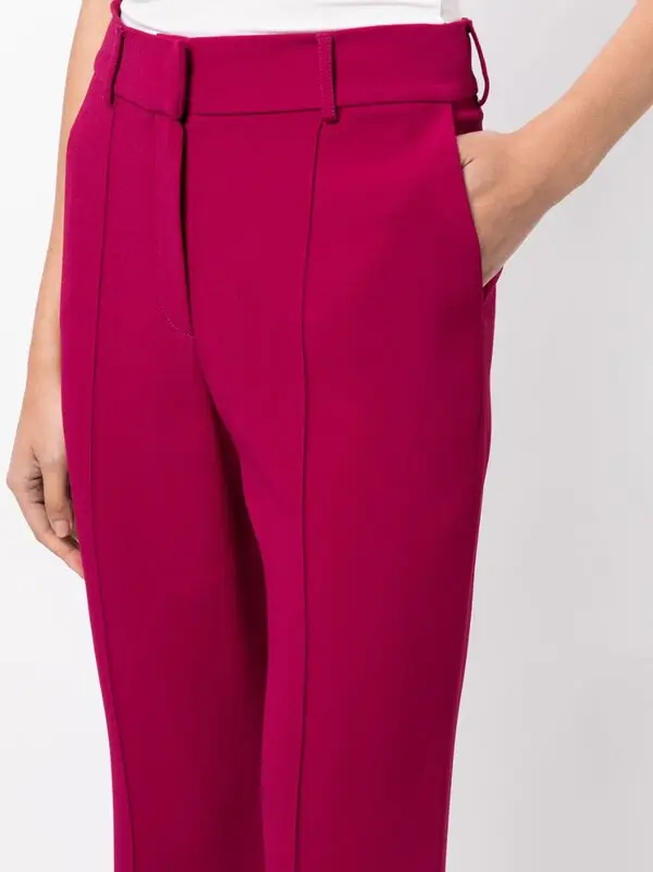 Elie Saab Cady Mid-rise Trousers - Purple