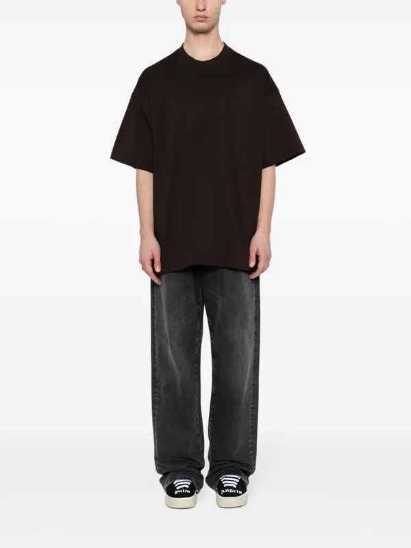 MASTERMIND WORLD Logo-print Cotton T-shirt - Brown