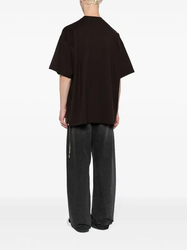 MASTERMIND WORLD Logo-print Cotton T-shirt - Brown