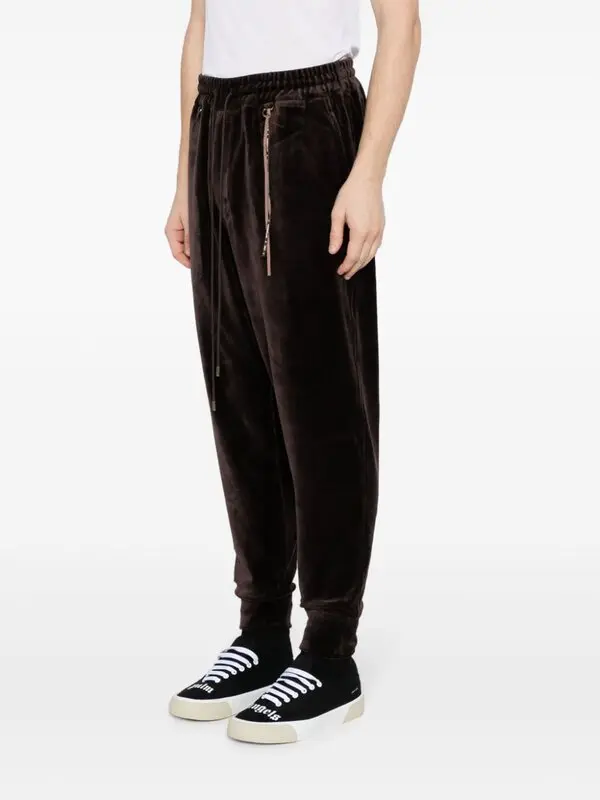 MASTERMIND WORLD Tapered Velour Track Pants