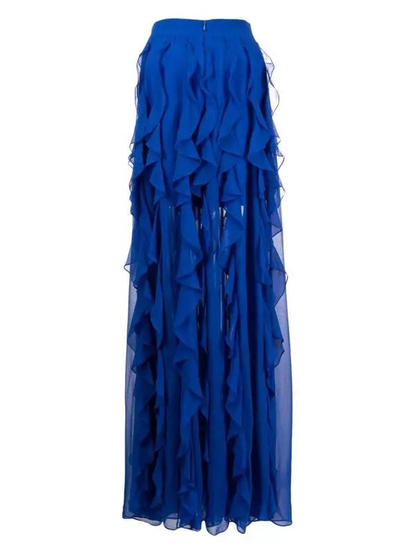 PatBO Ruffled Maxi Skirt