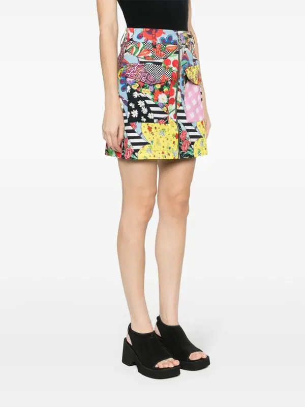 Moschino Graphic-print Mini Skirt