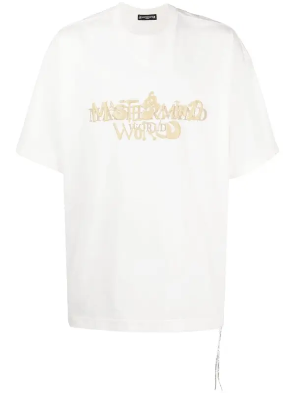 MASTERMIND WORLD Logo-print Cotton T-shirt - White