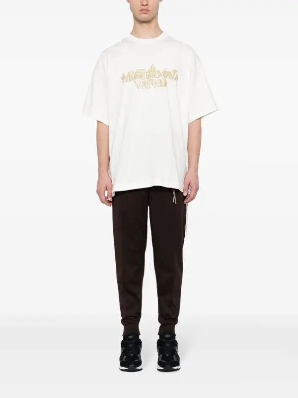 MASTERMIND WORLD Logo-print Cotton T-shirt - White