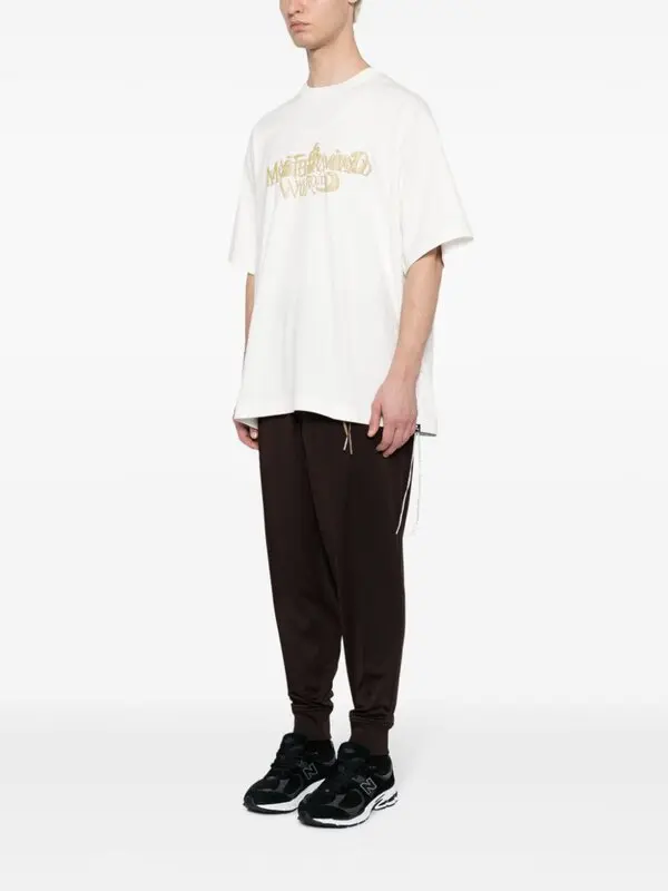MASTERMIND WORLD Logo-print Cotton T-shirt - White