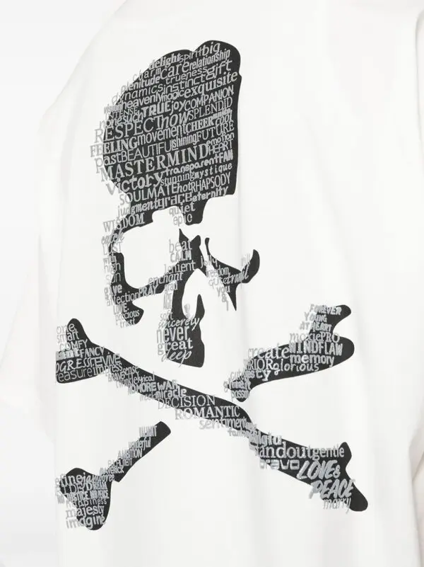MASTERMIND WORLD Logo-print Cotton T-shirt - White