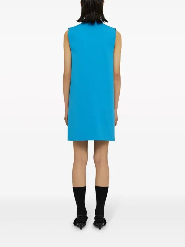 JIL SANDER Sleeveless Shift Dress - Blue