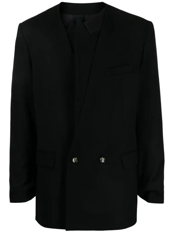 MARINA YEE Erza Asymmetric-edge Blazer
