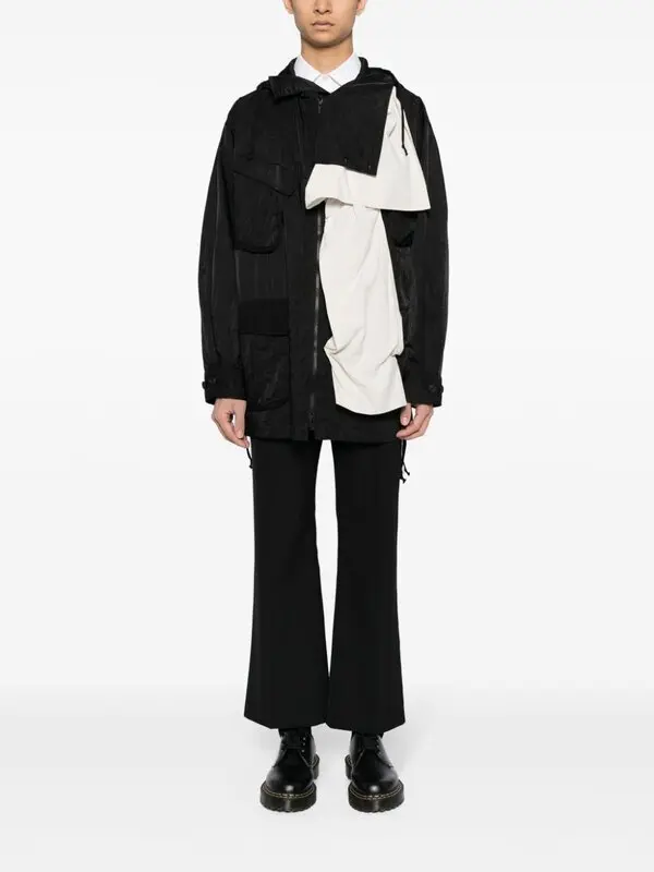 Yohji Yamamoto Asymmetric Hooded Jacket