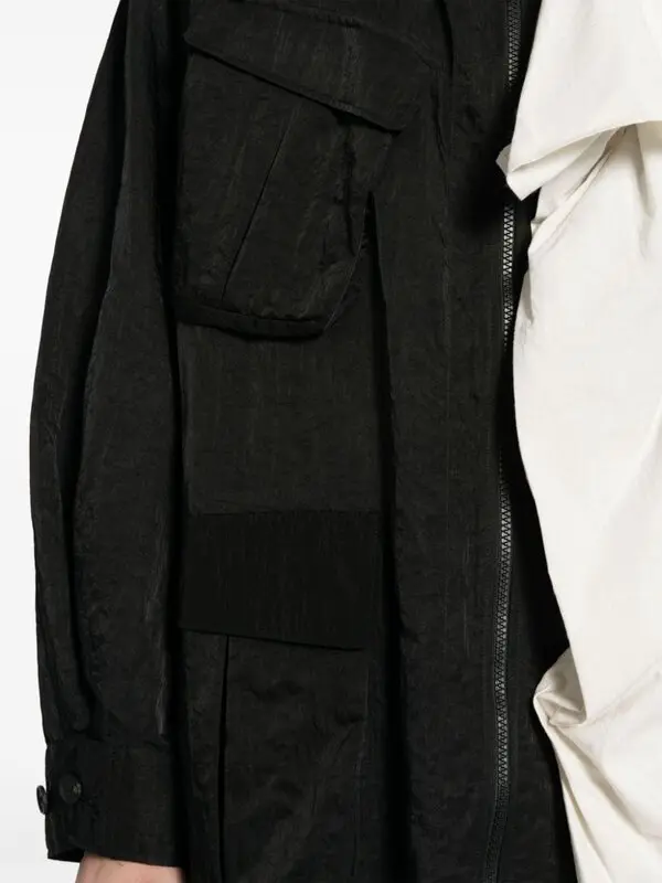 Yohji Yamamoto Asymmetric Hooded Jacket