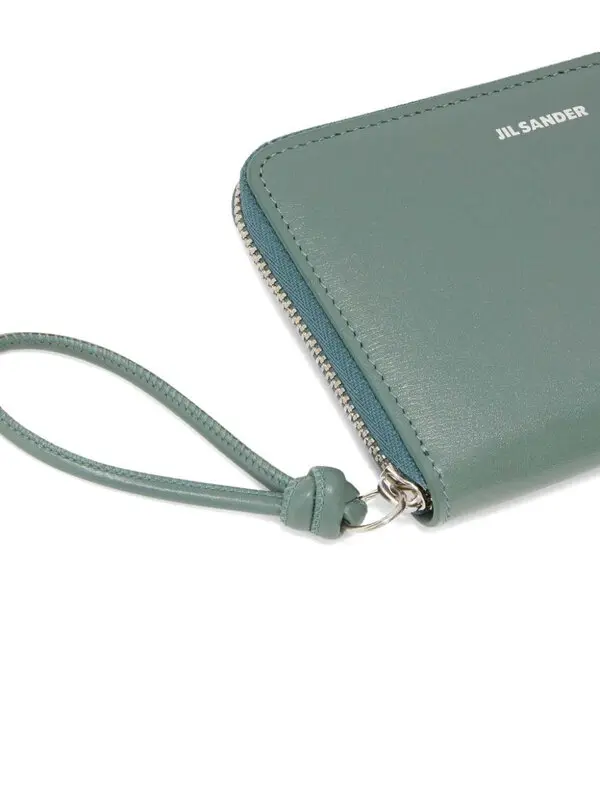 JIL SANDER Giro Logo-stamp Leather Wallet