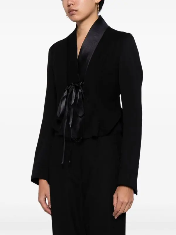 MARC LE BIHAN Asymmetric Tie-fastening Jacket