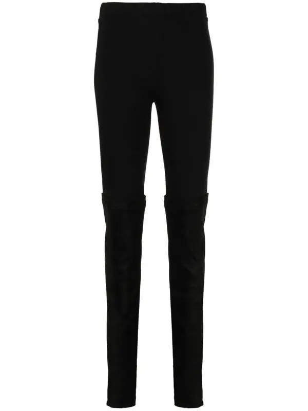 Isabel Benenato Layered Slim-cut Trousers