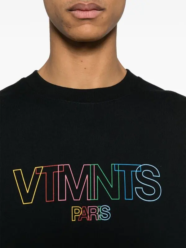 VTMNTS Logo-print Crew-neck Sweatshirt