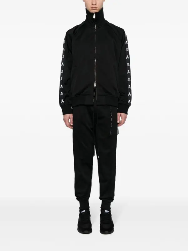 MASTERMIND WORLD Logo-tape Panelled Jacket