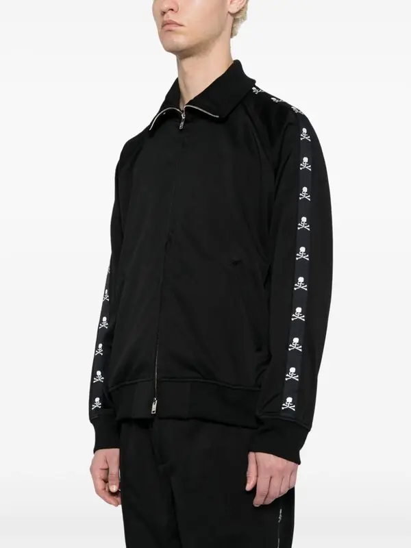 MASTERMIND WORLD Logo-tape Panelled Jacket