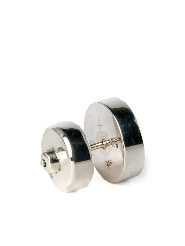 PARTS OF FOUR Diamond And Sterling Stud Earring - Silver